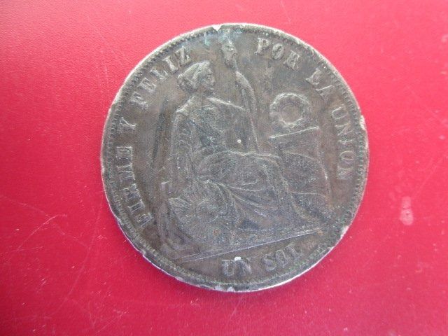 Silbermünze Peru - Un Sol 1866 | Kaufen auf Ricardo