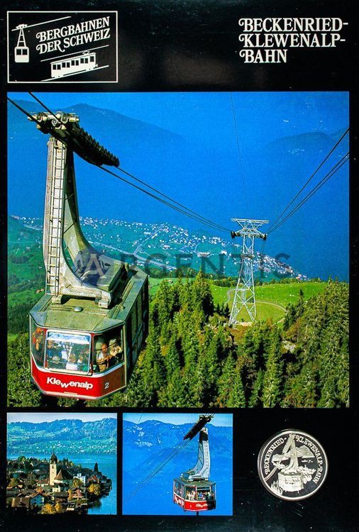 Silbermedaille - Bergbahnen der Schweiz | 15g Feinsilber | Acheter sur Ricardo