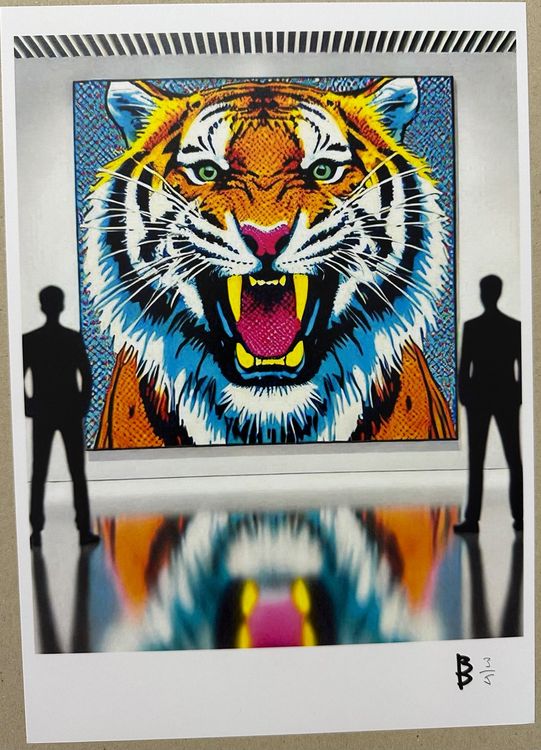 Bit Dancer: Tiger im Museum, POP Art (A4), signiert 3/5 | Kaufen auf ...