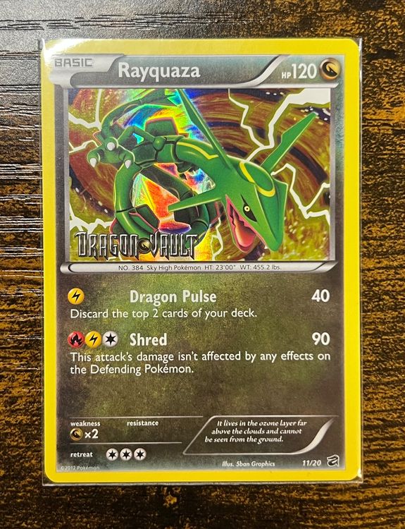 Rayquaza Stamp Holo 11/20 | Kaufen auf Ricardo