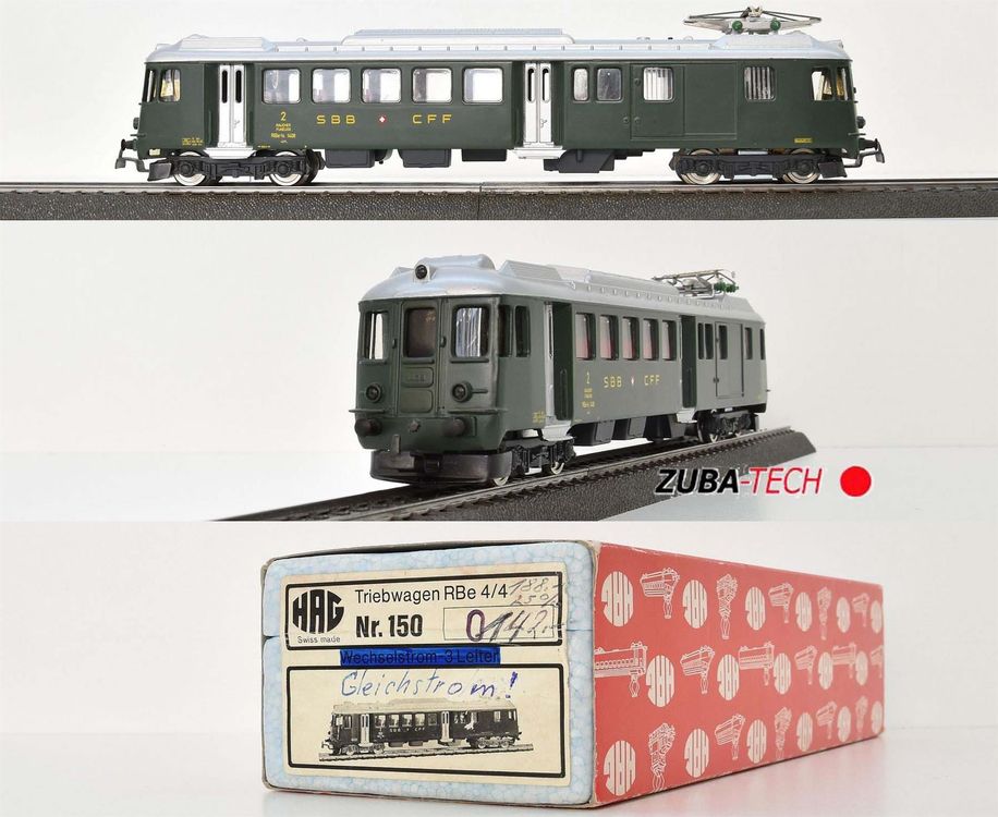 HAG 150 Triebwagen RBe 4/4 SBB H0 GS OVP | Kaufen auf Ricardo