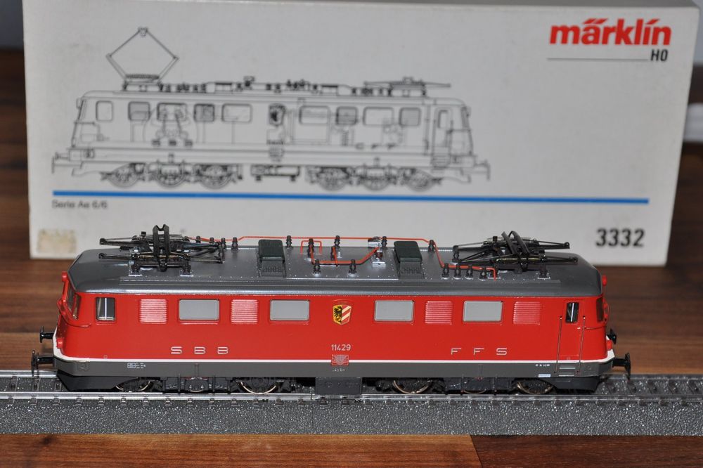 Märklin 3332 AE 6/6 rot Märklin Decoder mfx (Gebraucht) in Oftringen ...