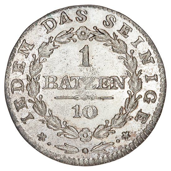 Kantonalmünze Appenzell AR Batzen 1808 (ganz nahe bei unz) (Gebraucht) in Schmidrüti für CHF 245 ...