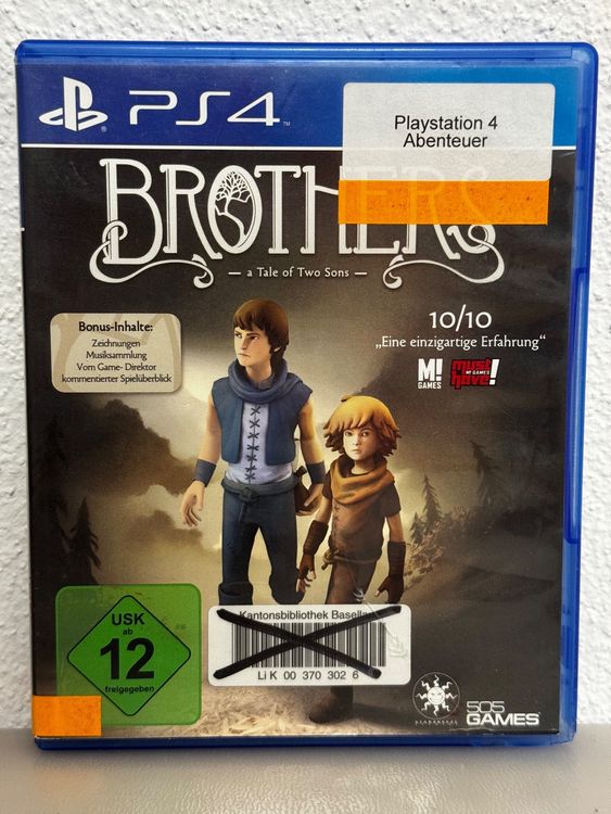 Brothers a Tale of two Sons für Ps4 (Gebraucht) in Oberwil b. Zug für ...