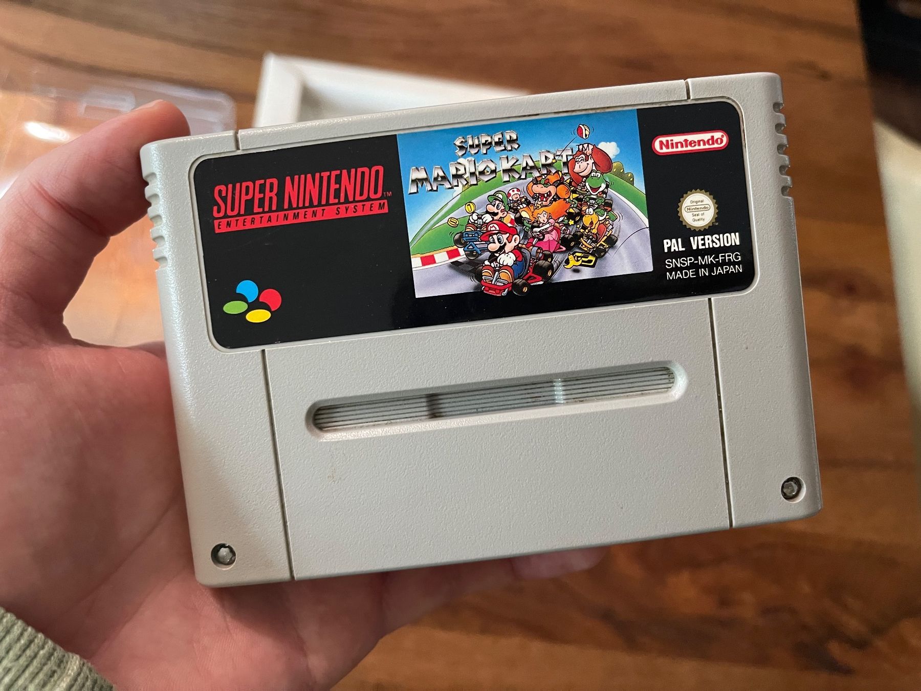Super Mario Kart - SNES PAL - guter Zustand Nostalgiealarm ! (Gebraucht ...
