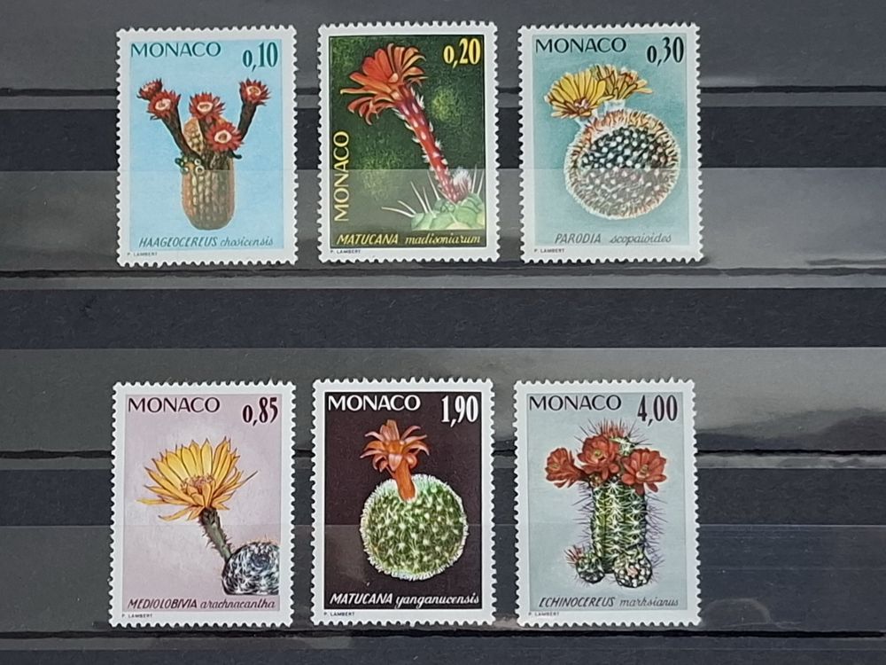 Monaco 1974 Mi.Nr.1154 - 1159 Seltene Pflanzen. Postfrisch. (Neu ...