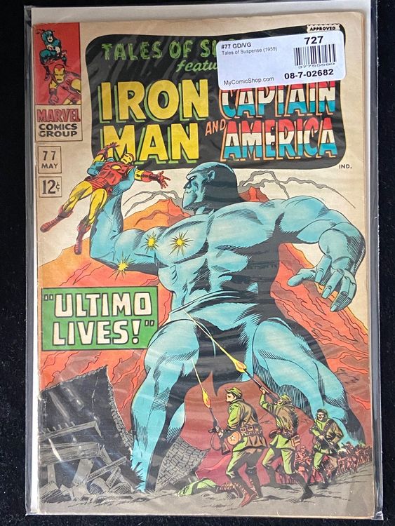 Tales of Suspense (Iron Man appearance) #77 GD/VG 3.0 (RARE) (D ...