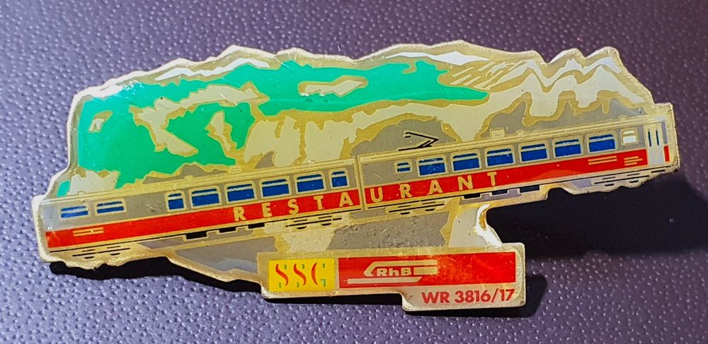 S292 - Pin SSG RhB Restaurant WR 3816/17 Zug Train Bahn | Kaufen auf Ricardo