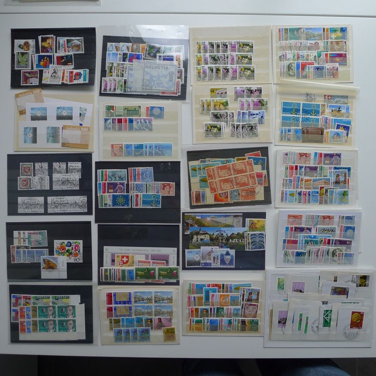 Über 90 Steckkarten, alt bis modern, teils ET-Vollstempel (Gebraucht) in Ebikon für CHF 150 ...