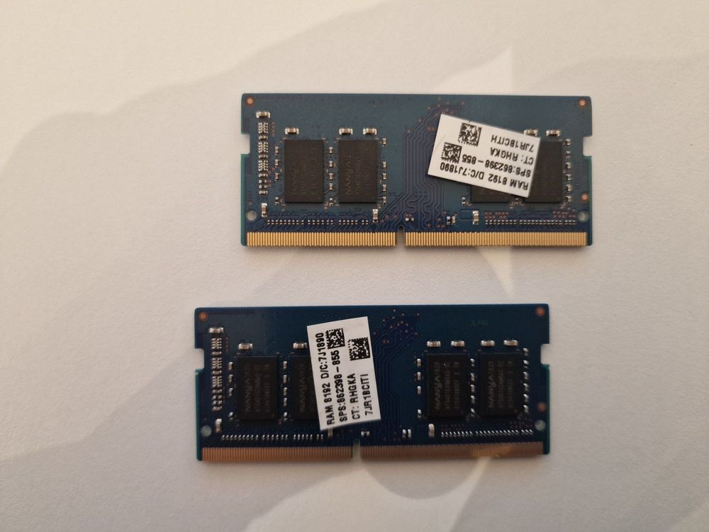 16 GB Ram DDR4-Ram, Ramaxel, SODIMM (2x8GB) (Gebraucht) in Buchrain für ...