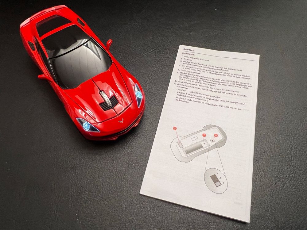 PC-Maus drahtlos - Corvette C7 Stingray Coupe (Neu und originalverpackt ...