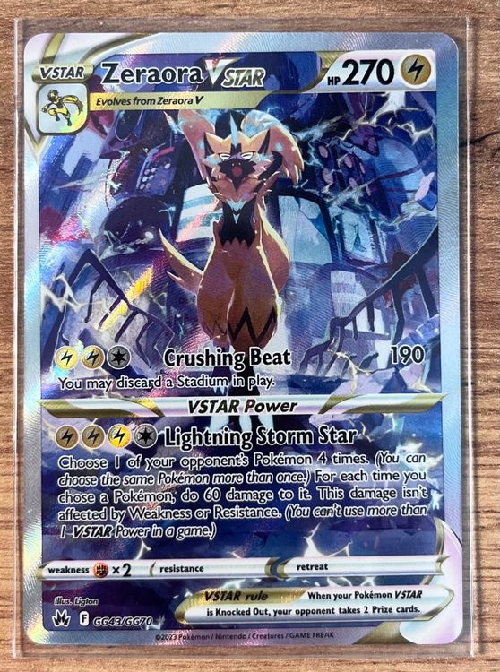 Zeraora VSTAR GG43/70 Pokemon Crown Zenith | Kaufen auf Ricardo