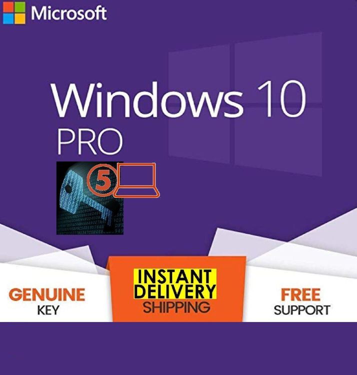 WINDOWS 10 PRO Professional 1 KEY 5 PC (Gebraucht) in BRISSAGO für CHF ...