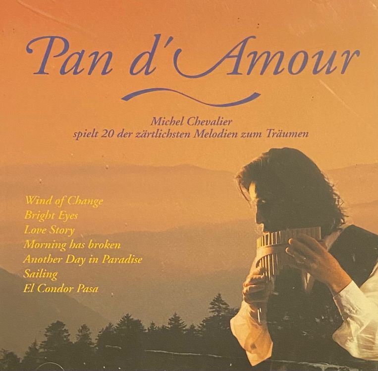 Pan d‘Amour CD Michel Chevalier • 20 Melodien Panflöte (Gebraucht) in ...