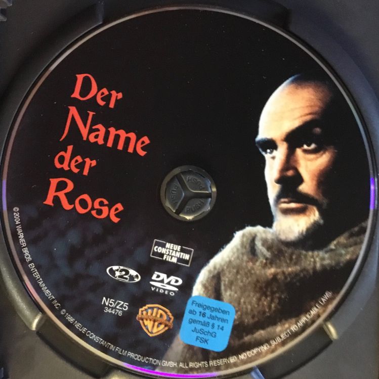 Der Name Der Rose - Sean Connery - Jean-Jacques Annaud *Kult (Gebraucht ...