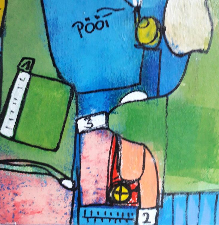 Gemälde Pop Art Dagobert Duck Künstler: Manuela Reitz (Neu und originalverpackt) in Balve für ...