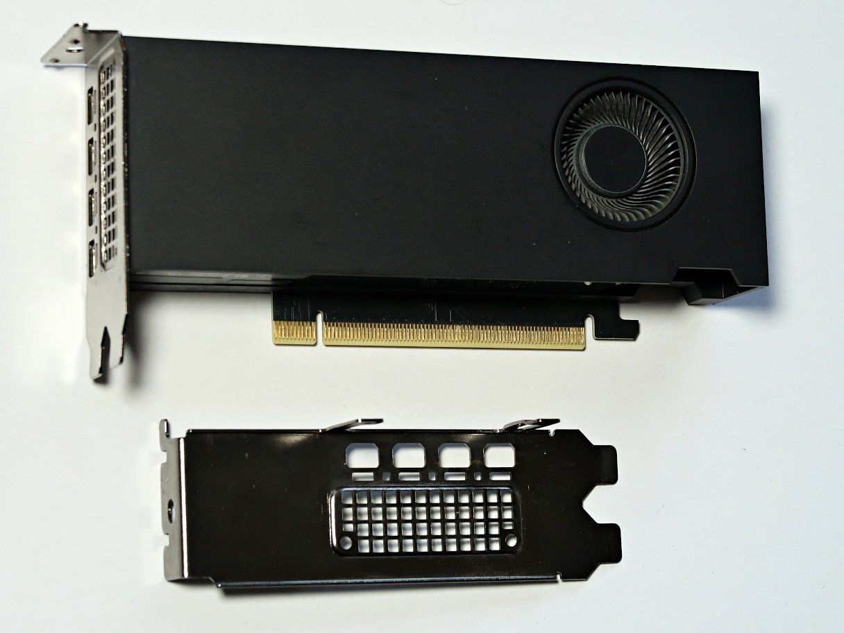 NVIDIA RTX A2000 6GB ECC low-profile and full-size brackets (Gebraucht ...