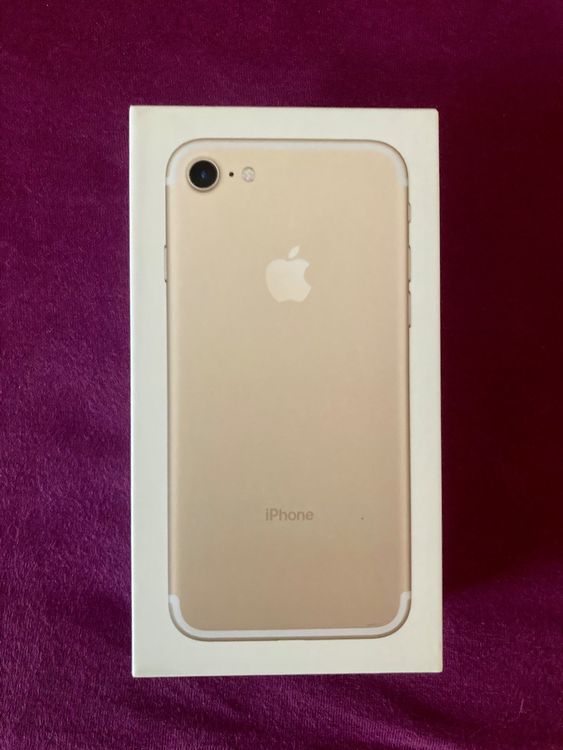 Schöne iPhone 7 Gold 32 GB mit 2 stk. Schutzcase Black dazu. | Kaufen auf Ricardo
