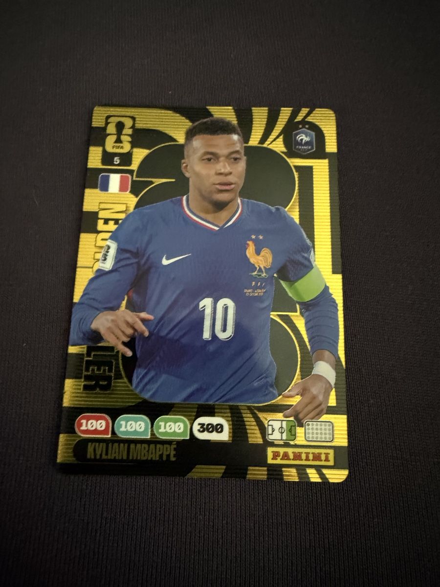 Panini WC 2026 Kylian Mbappé Golden Baller (Neu (gemäss Beschreibung ...