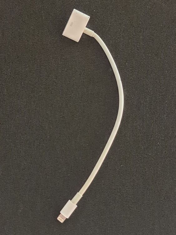 Original APPLE A1450 LIGHTNING 30-PIN zu 8-Pin ADAPTER (Gebraucht) in ...