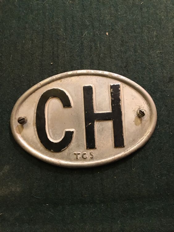 Altes CH zeichen aus blech | Kaufen auf Ricardo
