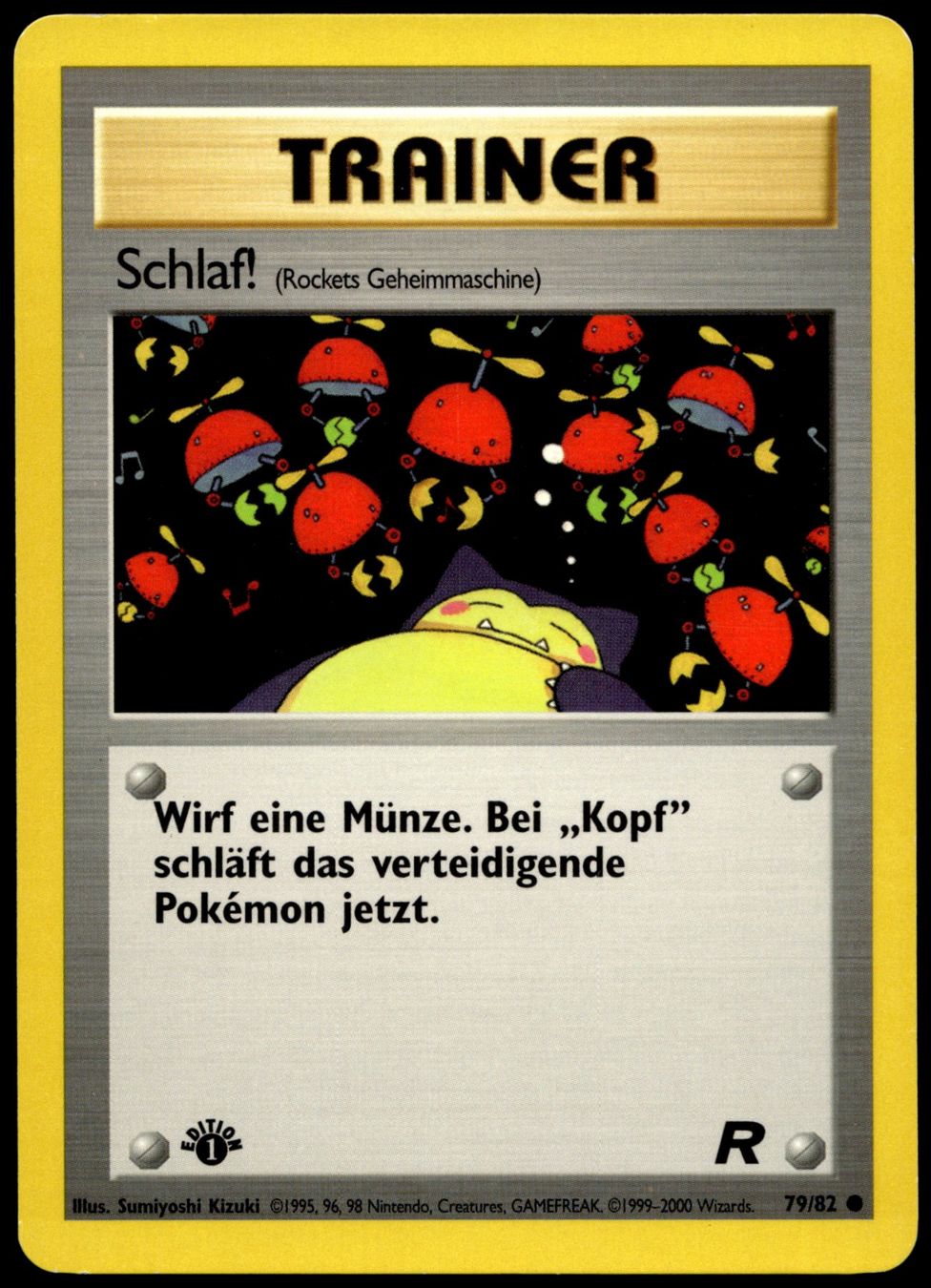 Schlaf! 79/82 Pokémon Team Rocket 1.Edition ab 1.- (Neu (gemäss ...