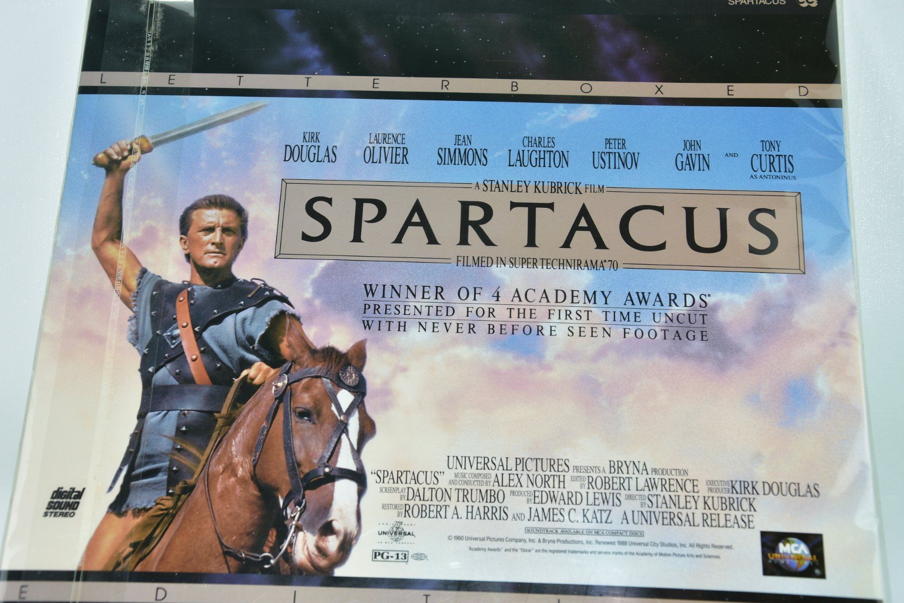 📀 SAMMLER LASERDISC NEU + UNGEÖFFNET -SPARTACUS- LETTER-BOX (Neu und ...