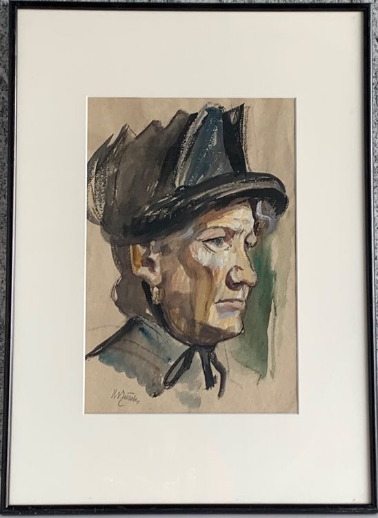 Hans Zürcher (1880-1958) Aquarell von einer Dame (Gebraucht) in Root für CHF 5 – mit Lieferung ...