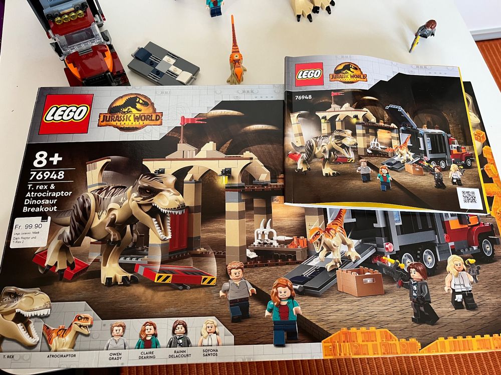 LEGO 76948 Jurassic World T. Rex & Atrociraptor: Dinosaurier | Kaufen ...