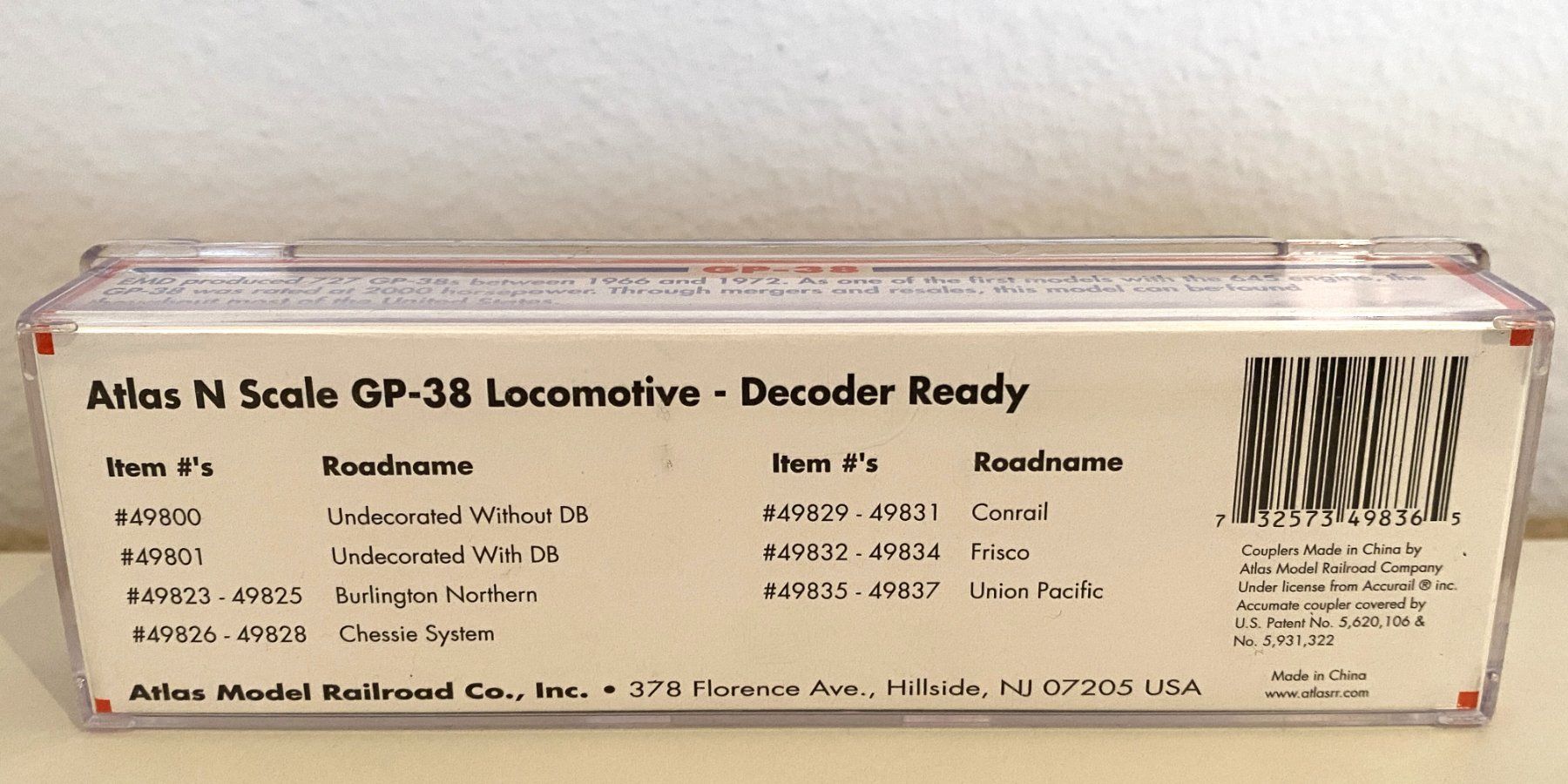 ATLAS Model 49836 US LOK UNION PACIFIC #1977 GP-38 digital (Neu und ...