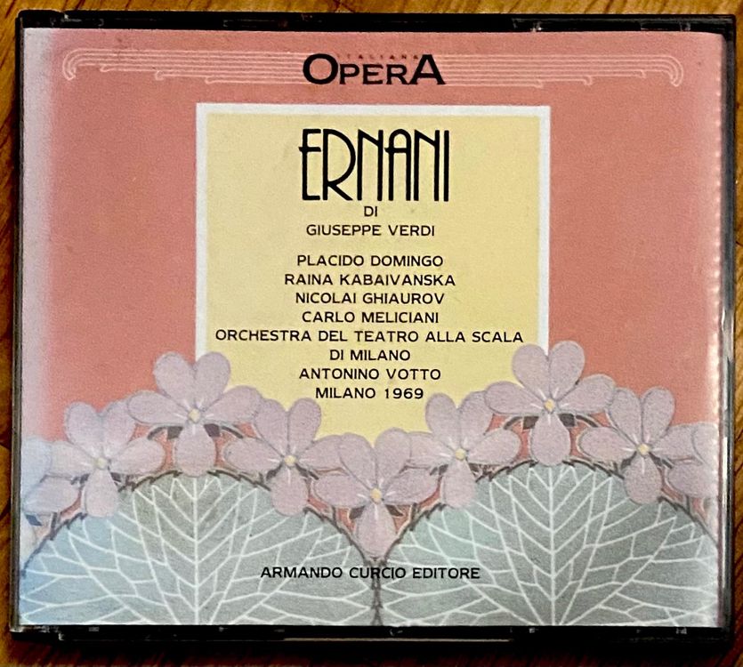 2 CDs Verdi • Ernani • CD-Boxset • Plácido Domingo (1969) (Gebraucht ...