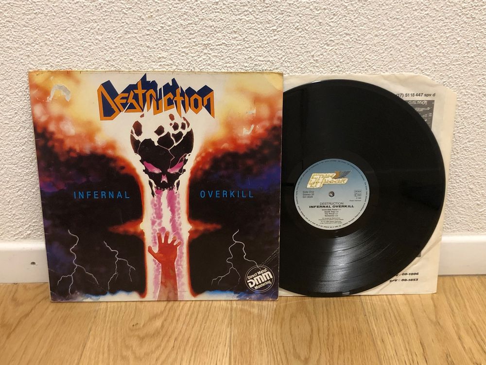 DESTRUCTION - INFERNAL OVERKILL LP ORIG 1985 VINYL TRASH | Kaufen auf ...