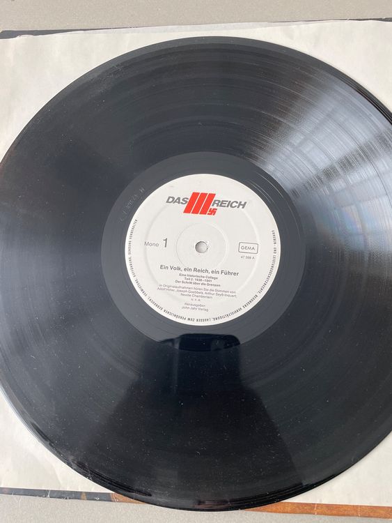 LP ein Volk, Ein Reich, ein Führer. 3 Stück zusammen (Gebraucht) in ...