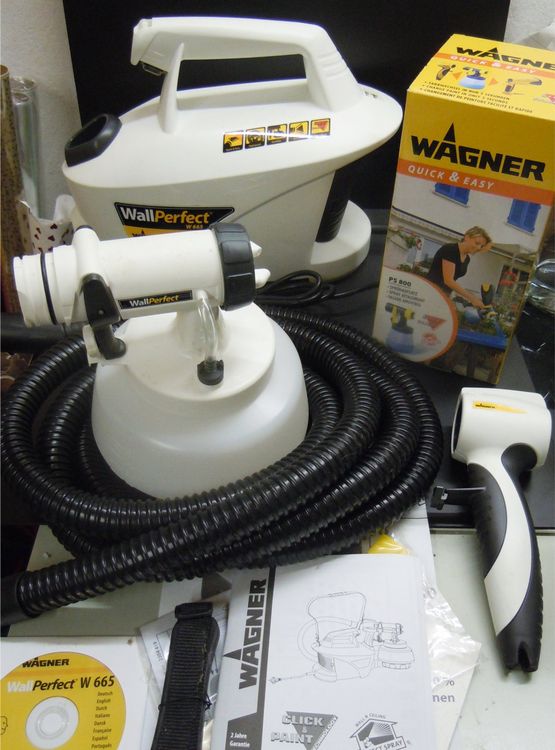 Wagner Wall Perfect W665 Spritzpistole Indoor Farbe NEU (Neu (gemäss ...