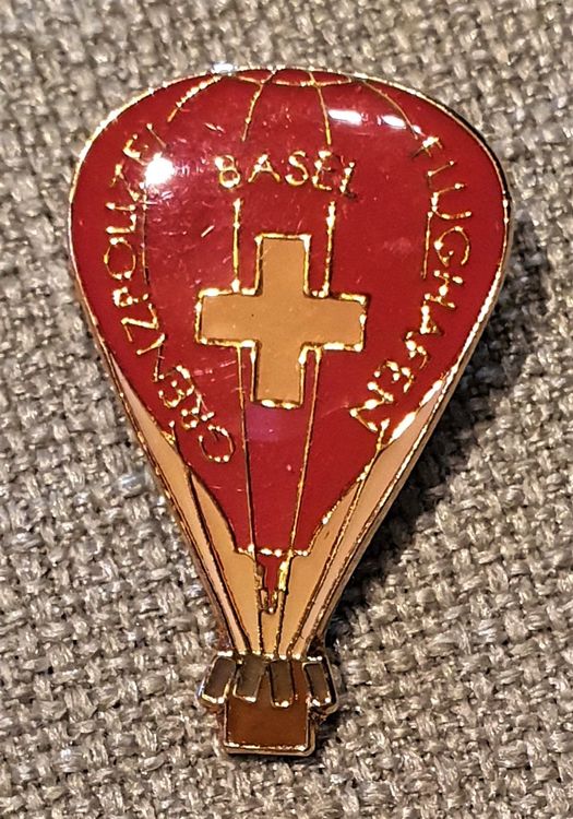 M380 - Pin Ballon Schweiz Flughafen Grenz - Polizei Basel (Gebraucht) in Reinach BL für CHF 2 ...