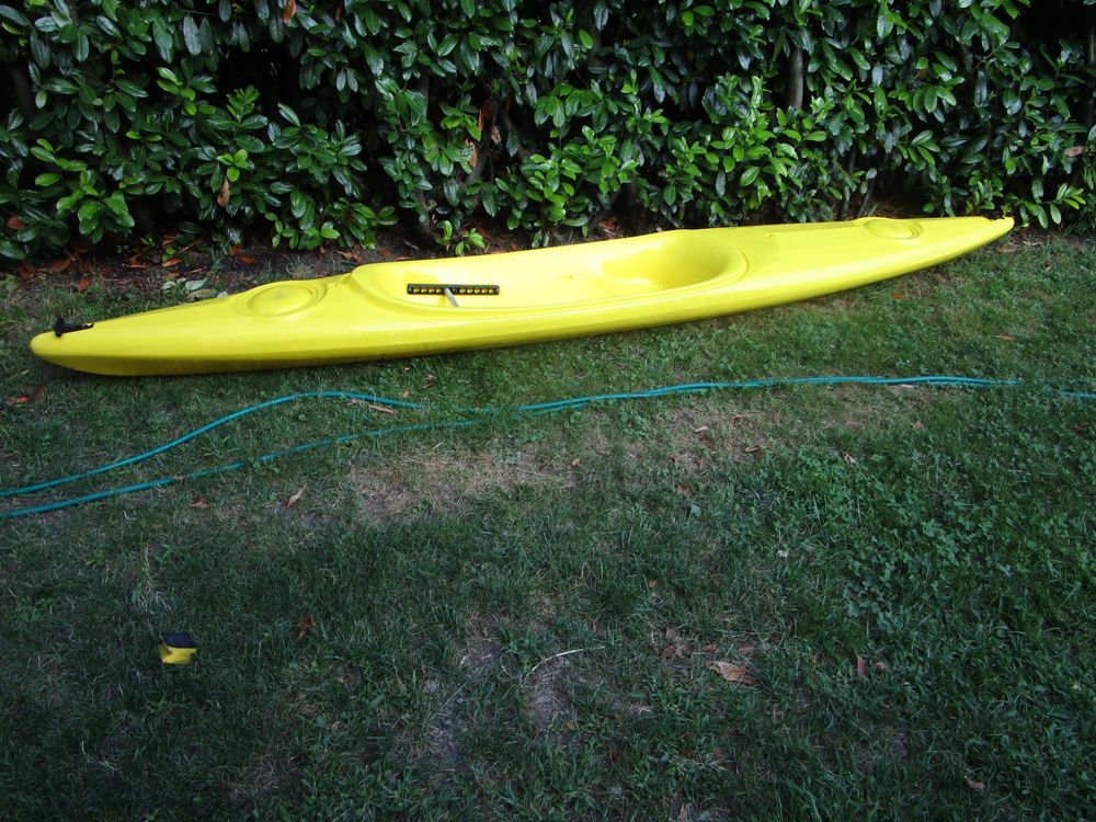 Kajak PRIJON Sit on top 430x62cm 20,5kg und Paddel (Gebraucht) in ...