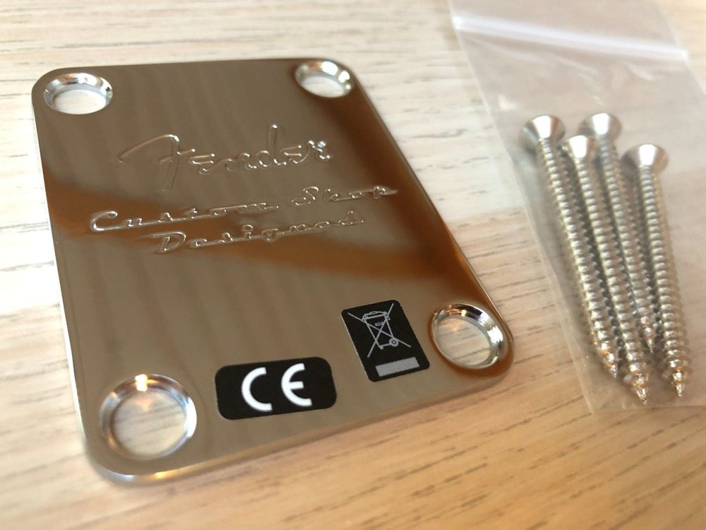 Fender Custom Shop Designed Neck Plate | Kaufen auf Ricardo