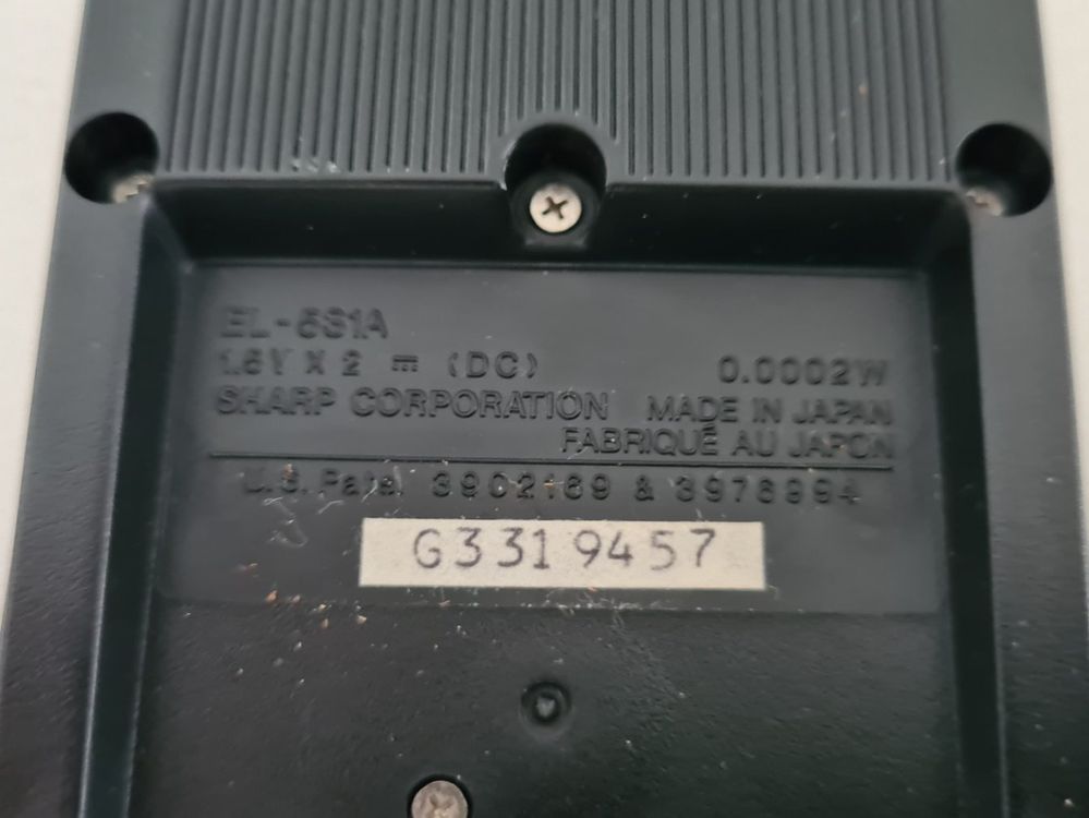Vintage SHARP Scientific calclulator EL-531A - Japan 1986 (Gebraucht ...