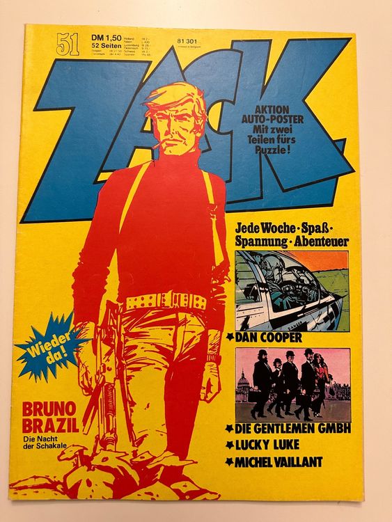 Rarität Zack Comics 51 von 1973 | Kaufen auf Ricardo