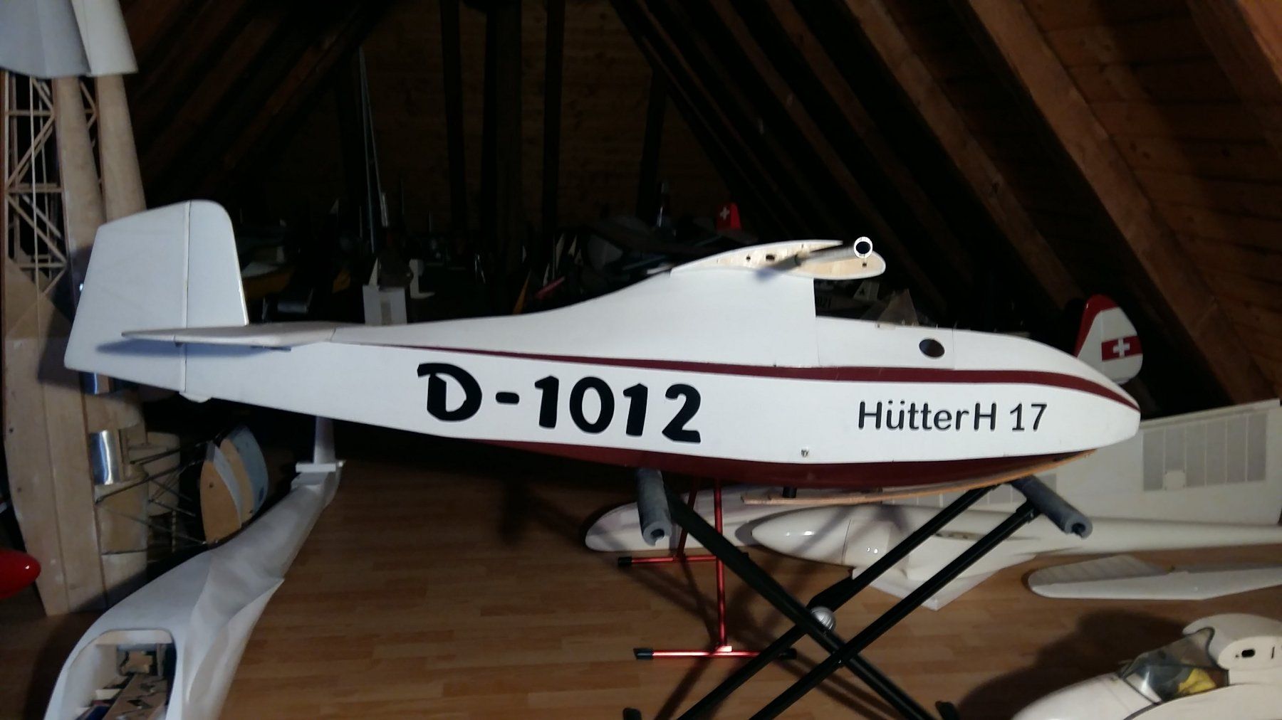 Hütter H 17 Oldtimer Segelflugzeug 4.0m Spw. 1:2.5 (Gebraucht) in ...