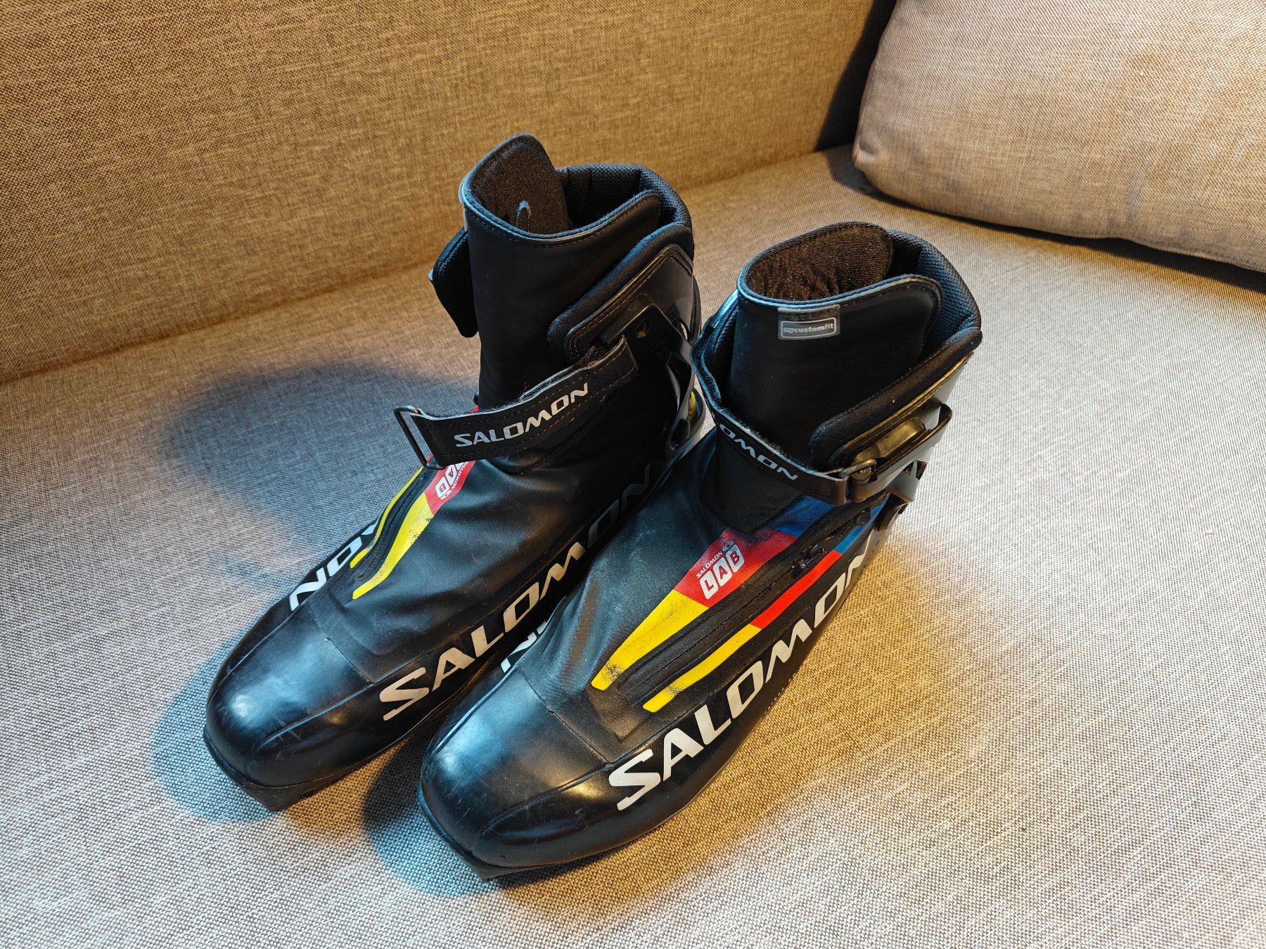 SALOMON Skating Ski Boots SNS Pilot US 12 / EUR 46.66 CM 30 (Neu ...