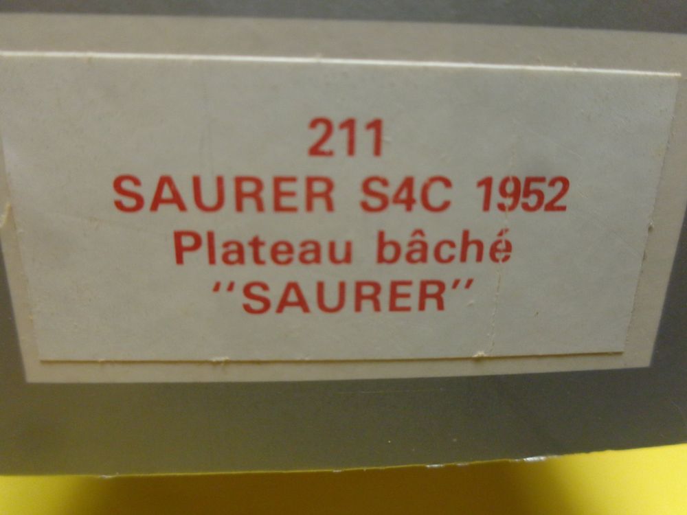 Saurer Typ S4C (Saurer) 1/50 (mit Box) Vitesse No.211 (W1) (Neu (gemäss ...