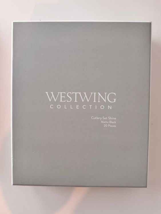 Westwing Collection Besteck Set, für 8 Personen, Schwarz,Neu (Neu und originalverpackt) in ...