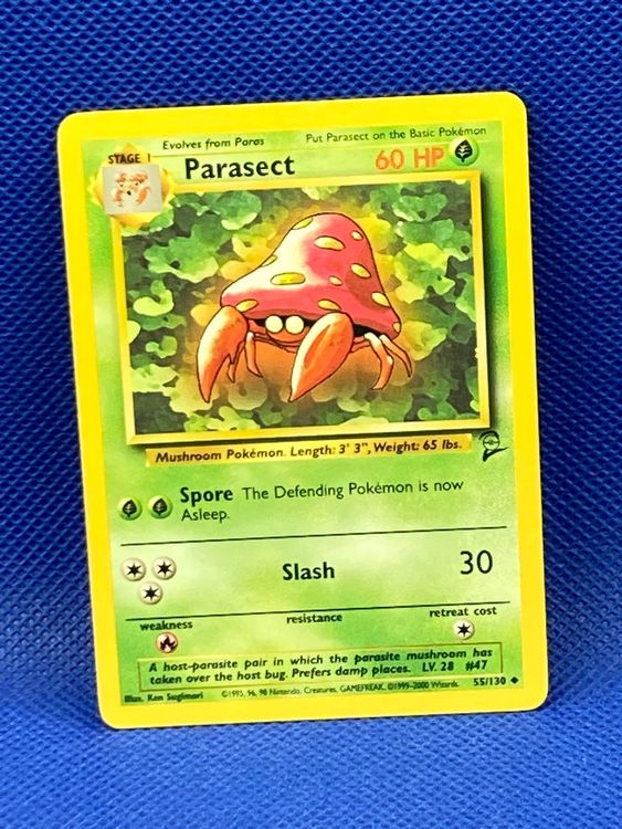 Pokemon BASE SET 2 / Parasect 55 / 130 EN - (EX) | Kaufen auf Ricardo