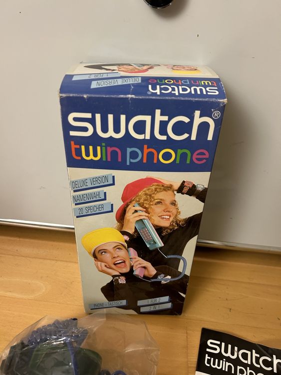 Swatch Twin Phone originalverpackt 1980er (Neu (gemäss Beschreibung ...