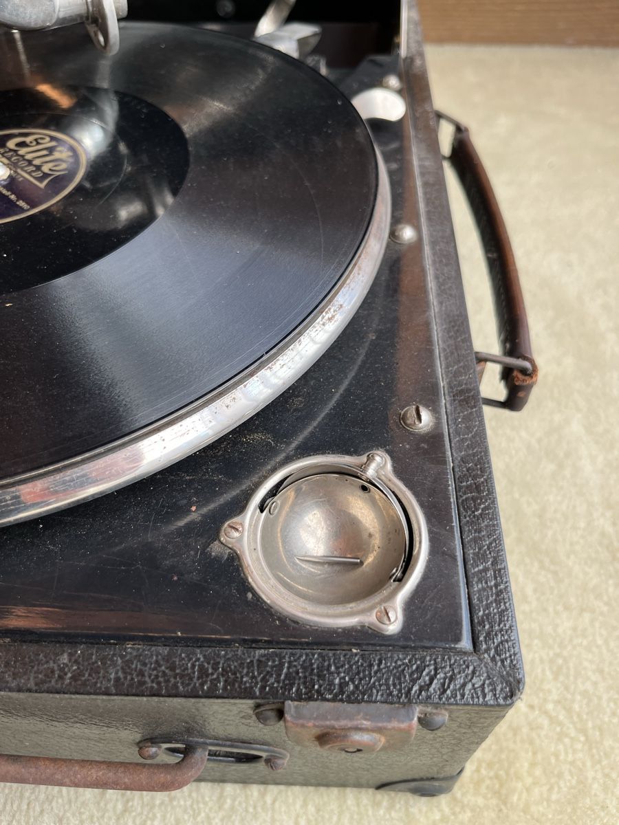 Phonographe portable Columbia – gramophone valise ancien (D'occasion) à ...