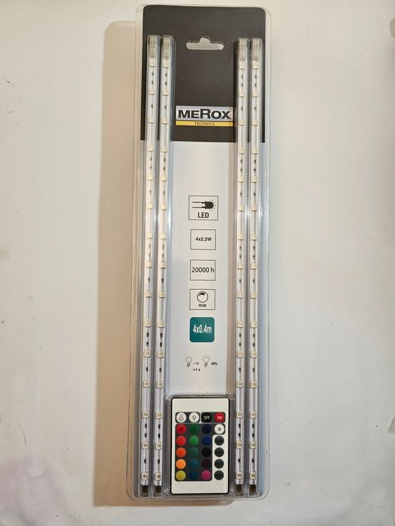 4 LED-Leisten RGB 4x0.40m MEROX NEU (Gebraucht) in Zürich für CHF 12 ...