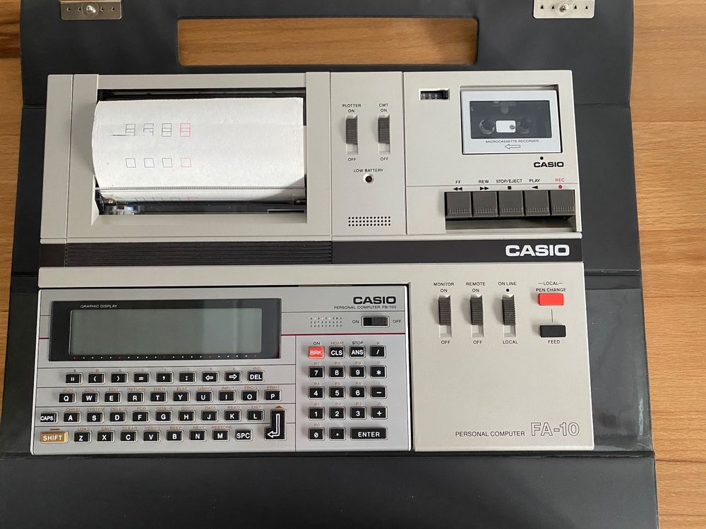 Casio PB-700 Personal Computer Vintage Original FA-10 CM1 (Gebraucht) in Andhausen für CHF 241 ...