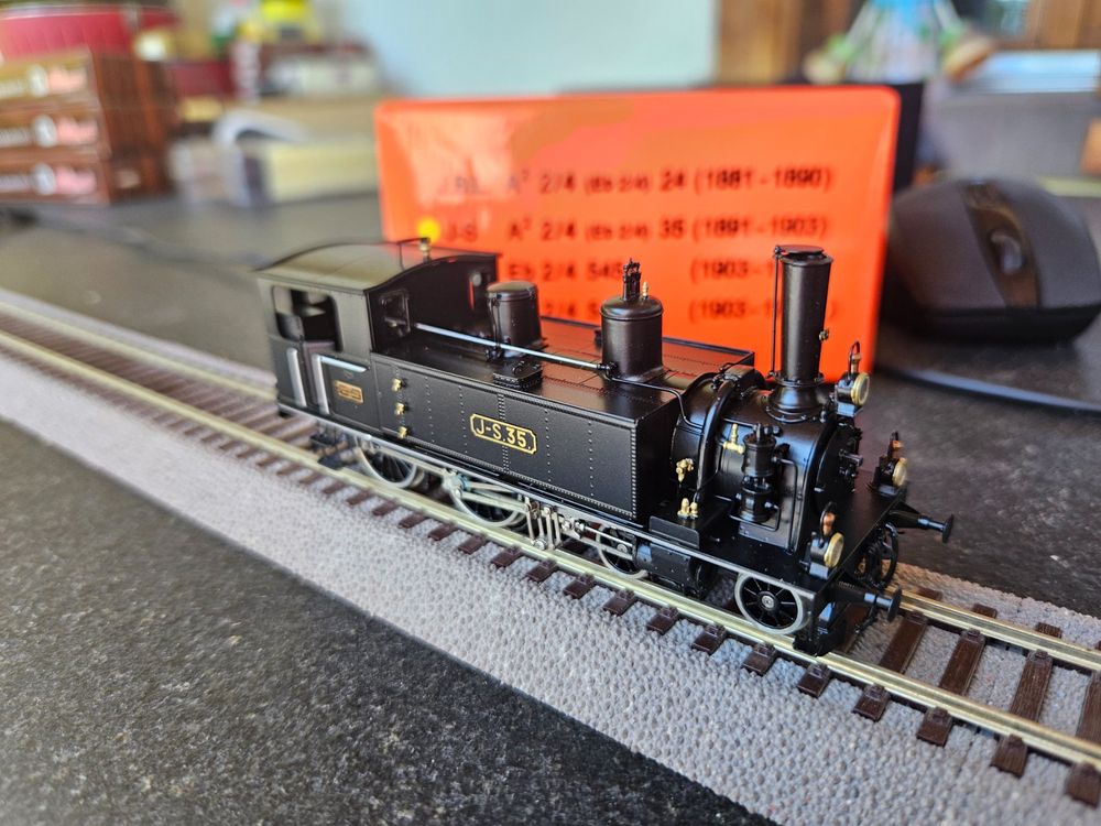 Dampflok A2 35 der JS von HRF (Neu (gemäss Beschreibung)) in Davos ...