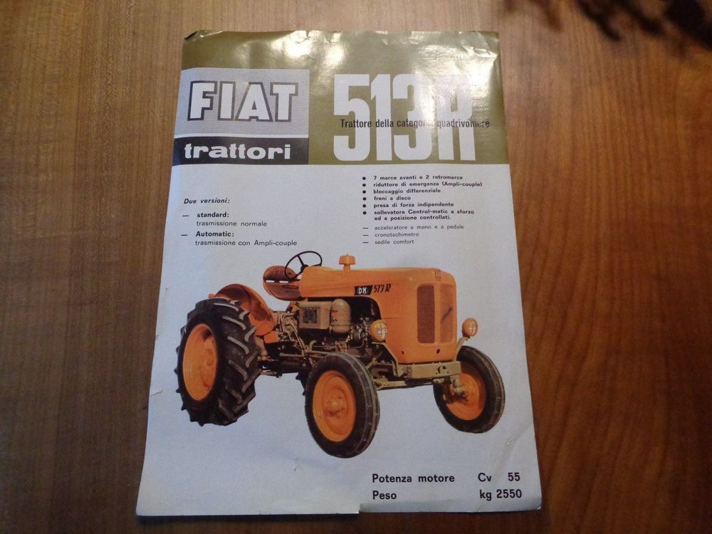 Prospekt Fiat Traktor 513 R | Kaufen auf Ricardo